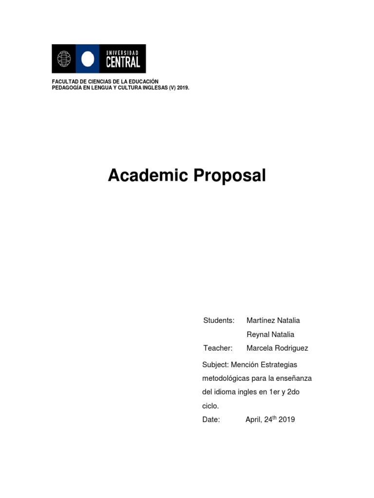 Academic Proposal | PDF | Anger | Teachers