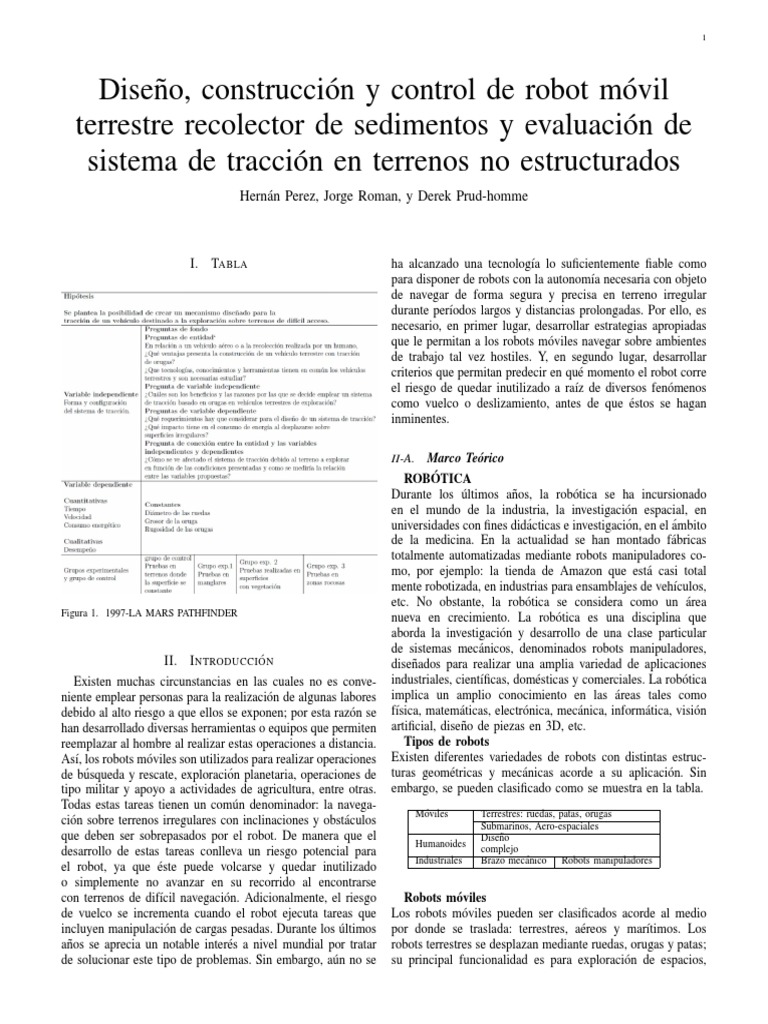 Reporte de Investigacion | PDF | Robot | Robótica