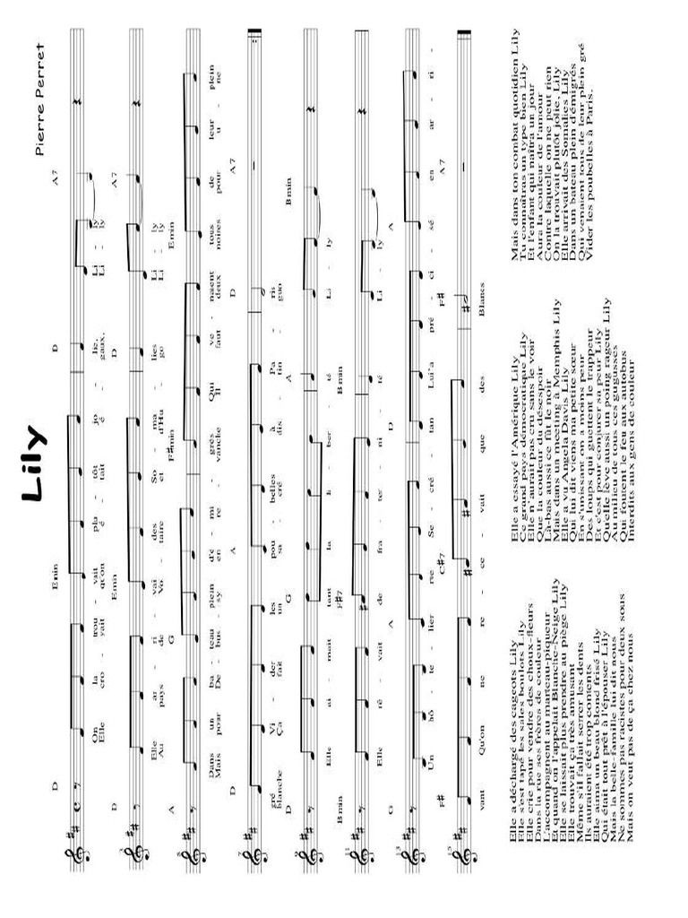 Lily Pierre Perret PDF | PDF