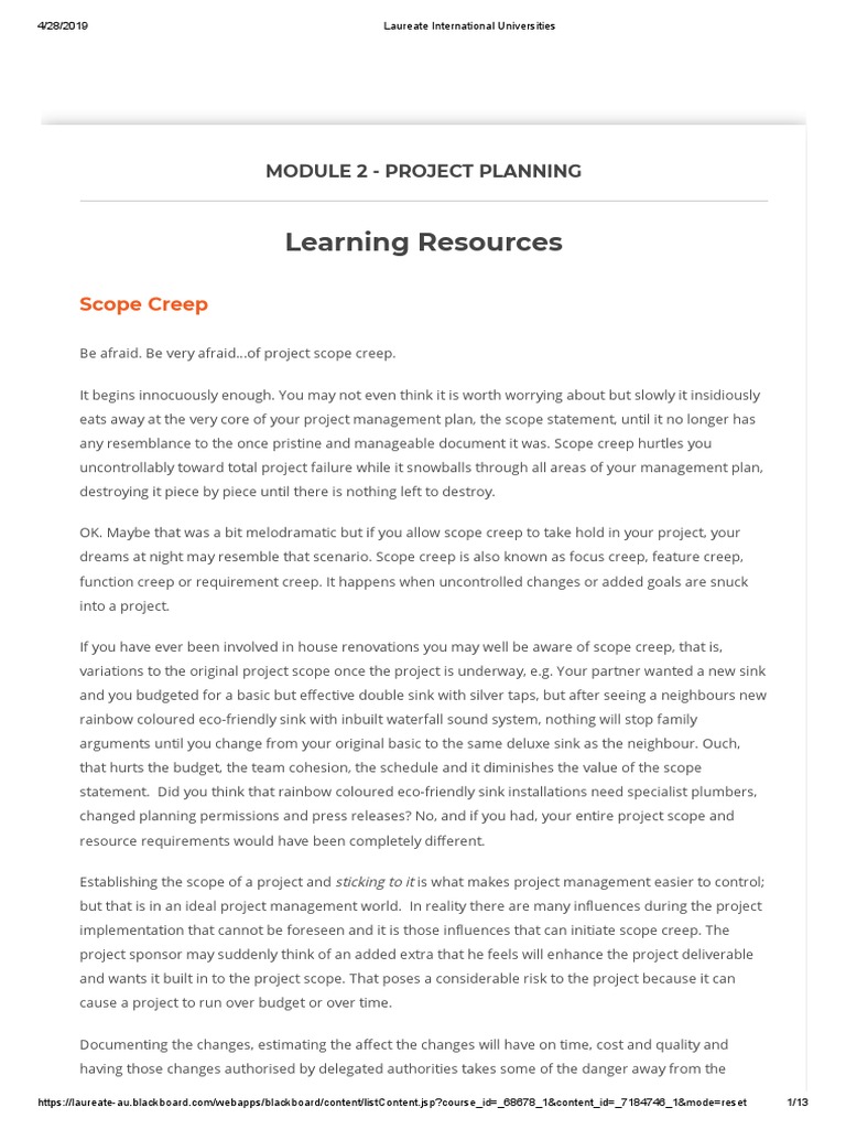 Module 2 - Project Planning | PDF | Stakeholder (Corporate) | Project ...