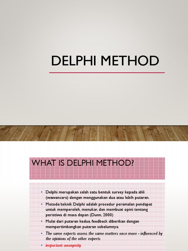 5 Delphi Method Pdf