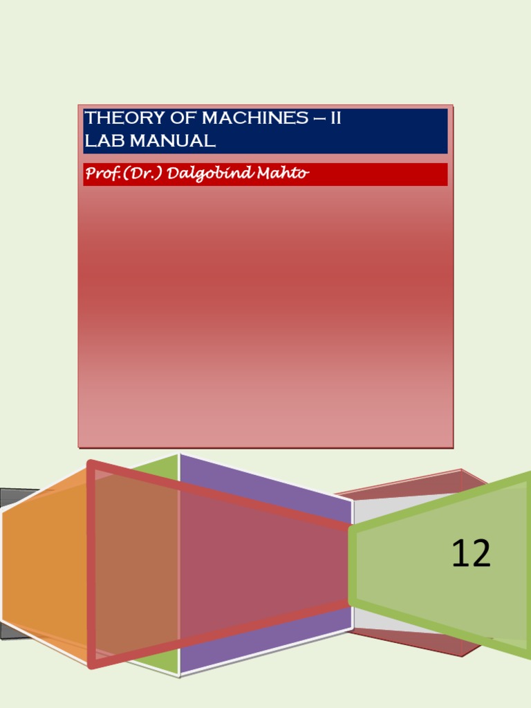 Theory of Machines II Lab Manual | PDF | Rotation Around A Fixed Axis | Gyroscope