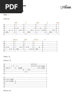 Evergreen - Richy Mitch & The Coal Miners - Guitar Chords and Tabs | PDF