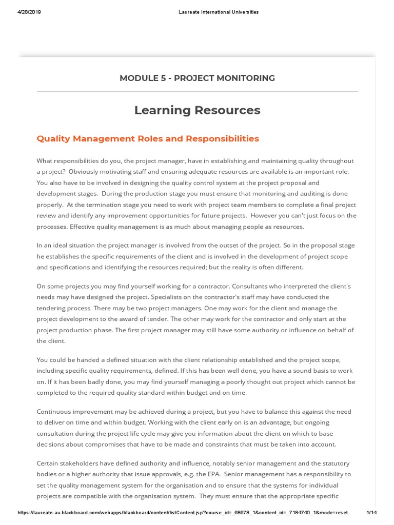 Module 4 - Project Schedule | Download Free PDF | Audit | Project ...