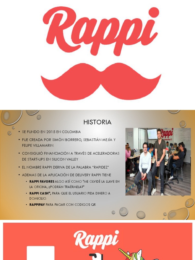 Historia de Rappi: Fundada en 2015 | PDF