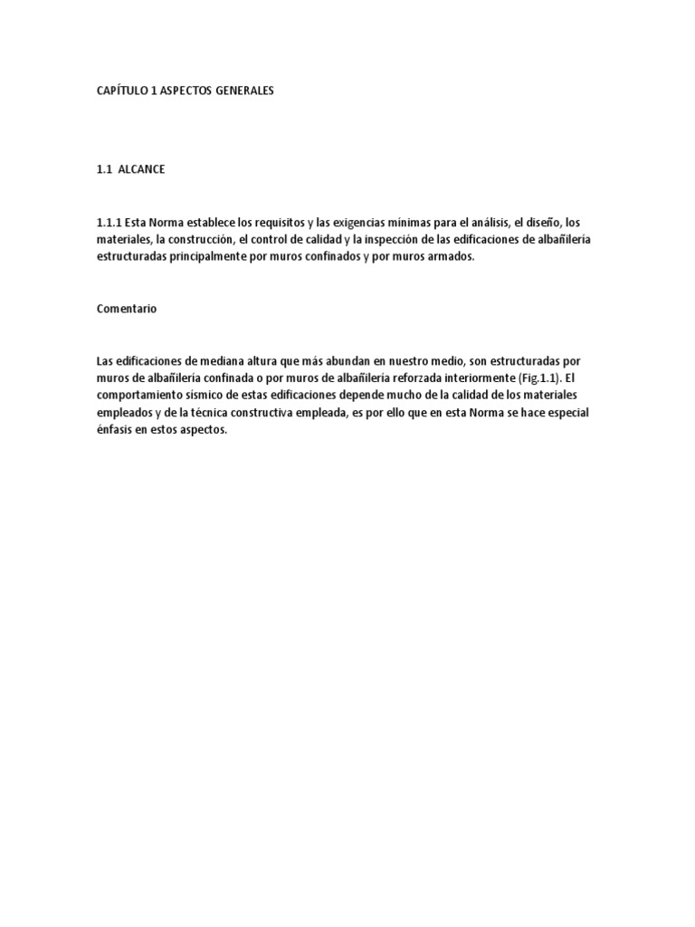 Norma e 070 | PDF | Albañilería | Hormigón