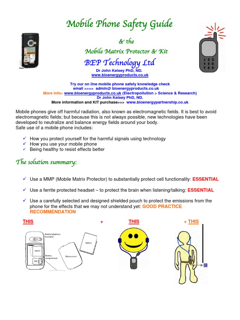 Mobile Phone Safety - A Full View | PDF | Nature