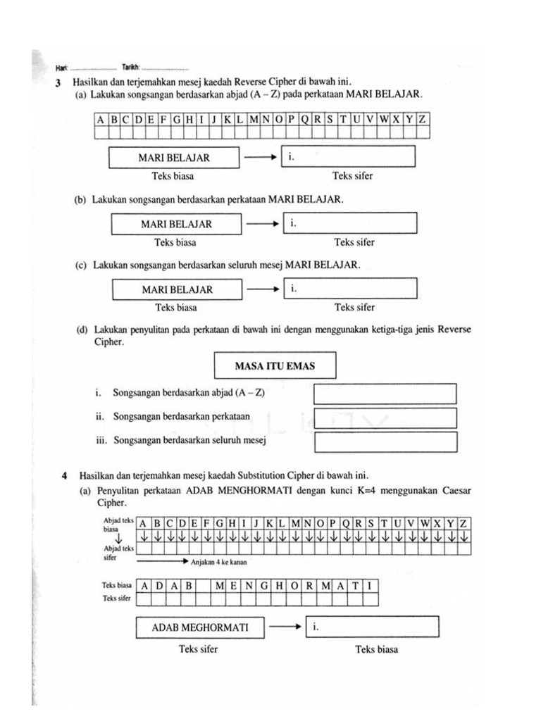 Latihan Teks Sifer | PDF