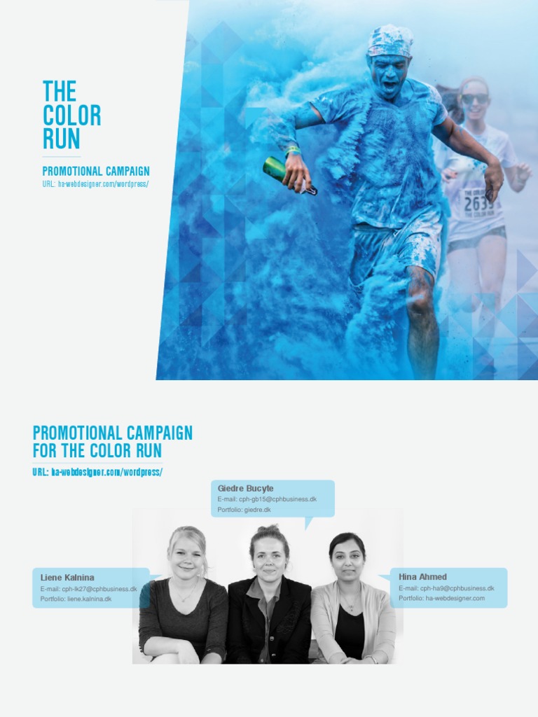 Promote The Color Run event in Copenhagen | PDF | Target Audience ...
