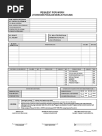 Form Request Mulai Pekerjaan | PDF