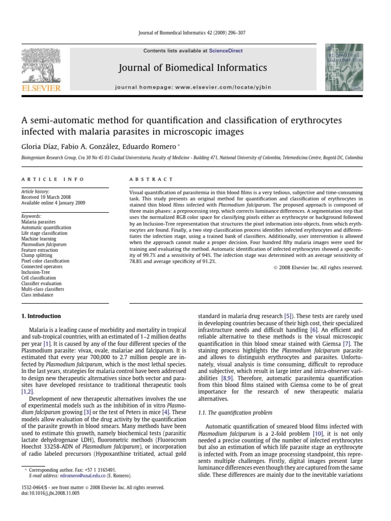A Semi Automatic Method For Quantification and Classific 2009 Journal ...