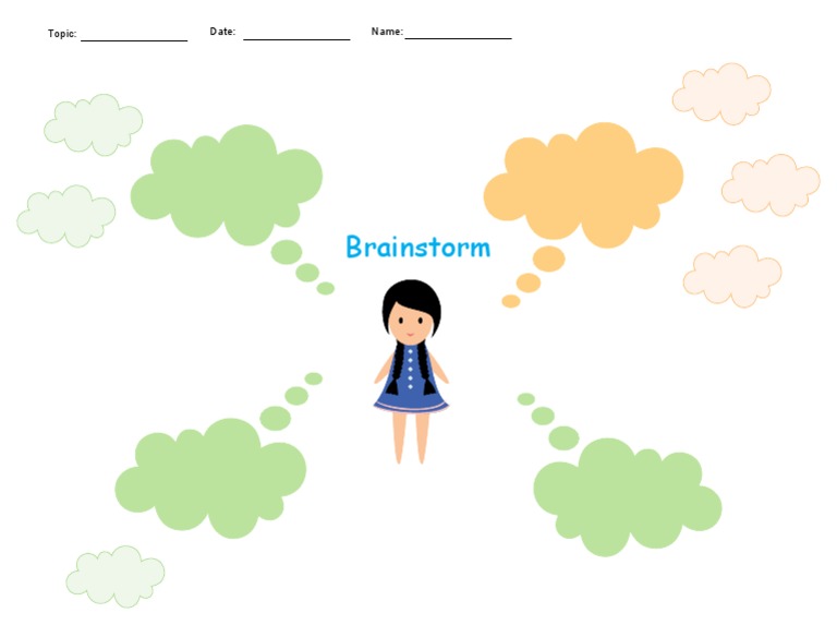 Brainstorm Graphic Organizer PDF | PDF | Games & Activities