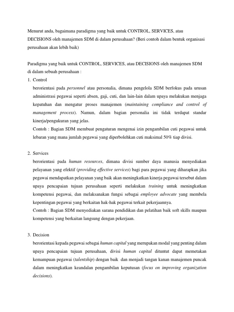 Diskusi 4 Audit SDM | PDF
