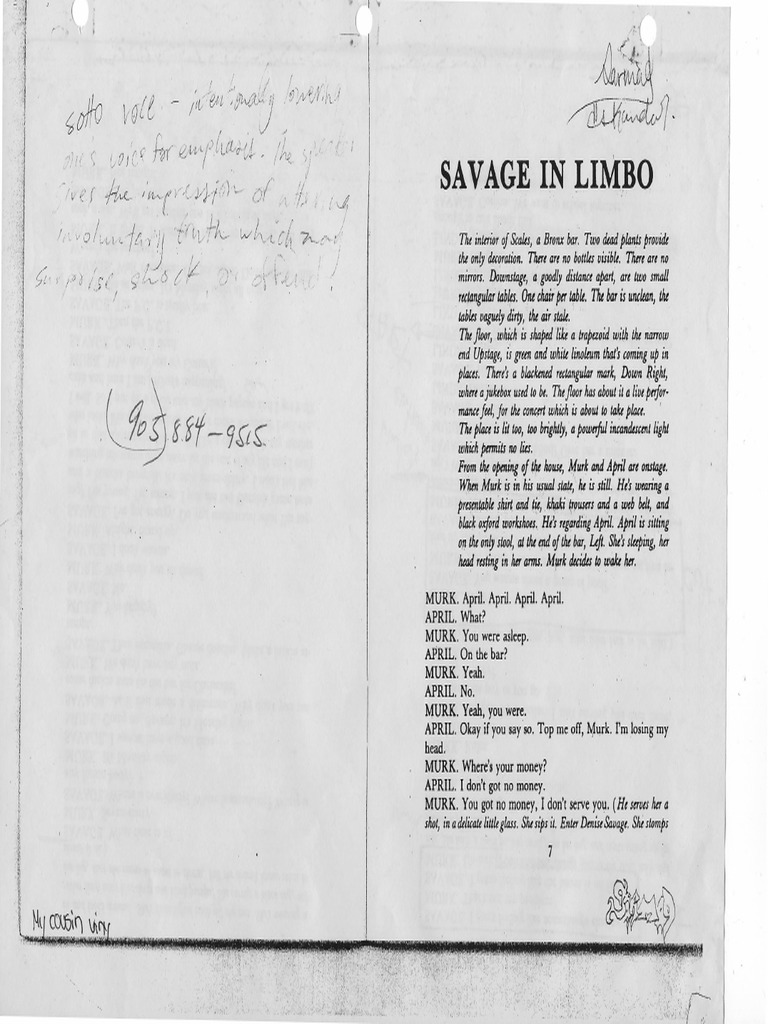 Savage in Limbo | PDF
