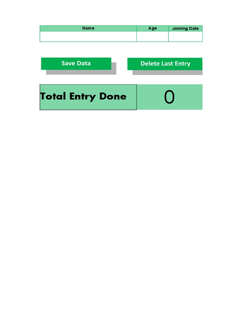 Data Entry Form Overview | PDF