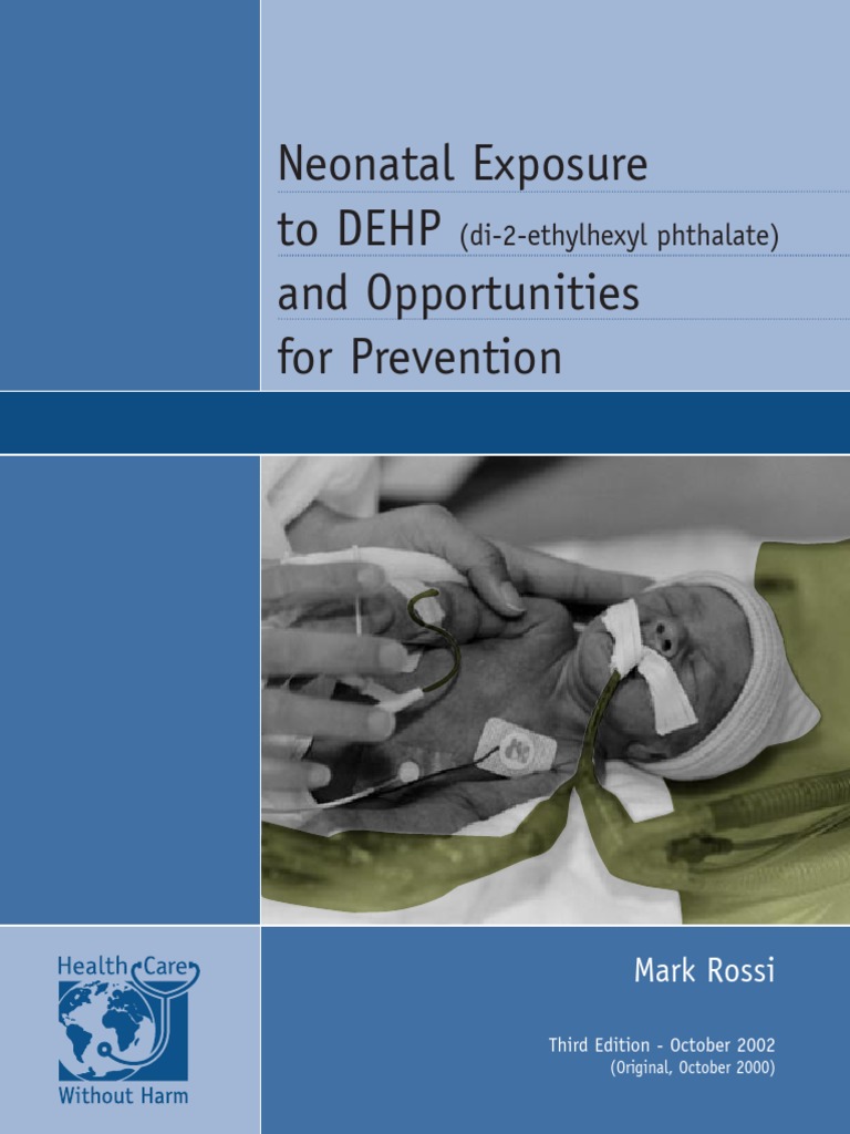 Neonatal Exposure To DEHP | PDF | Intravenous Therapy | Polyvinyl Chloride