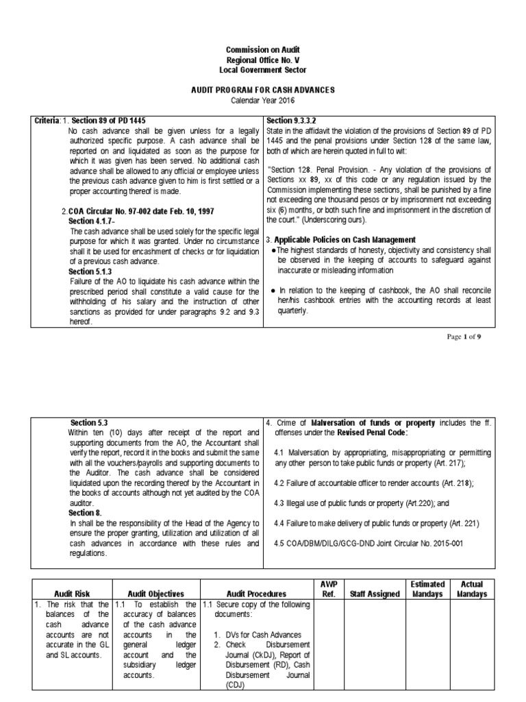 AP Audit | PDF | Audit | Accounting