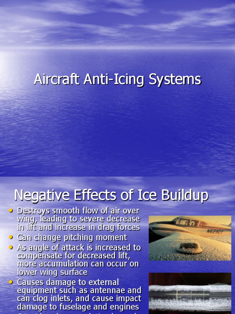 Aircraft Anti-Icing Systems | PDF | Aerospace | Aerospace Engineering