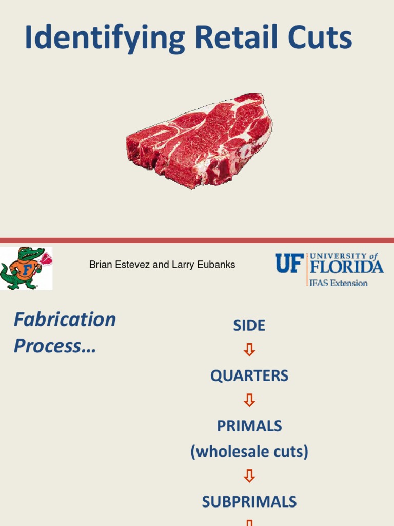 Identifying Retail Cuts | PDF | Chuck Steak | Steak