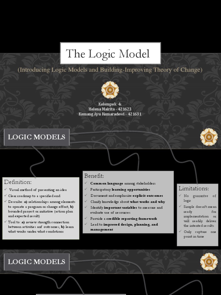 Understanding Logic Models for Change | PDF | Theory | Epistemology