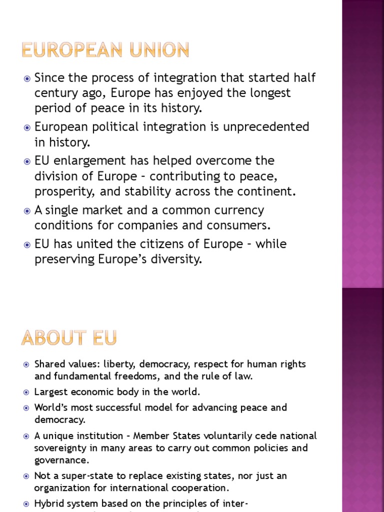 European Union | PDF | European Union | European Parliament