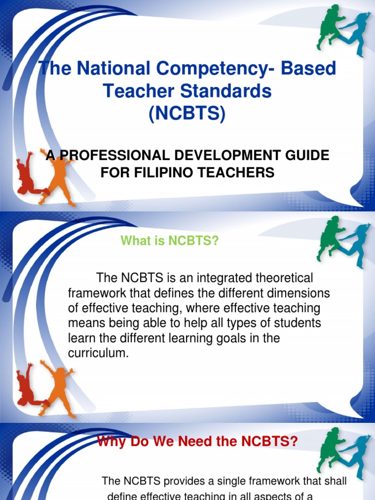 NCBTS For Filipinos PDF | PDF | Educational Assessment | Teachers