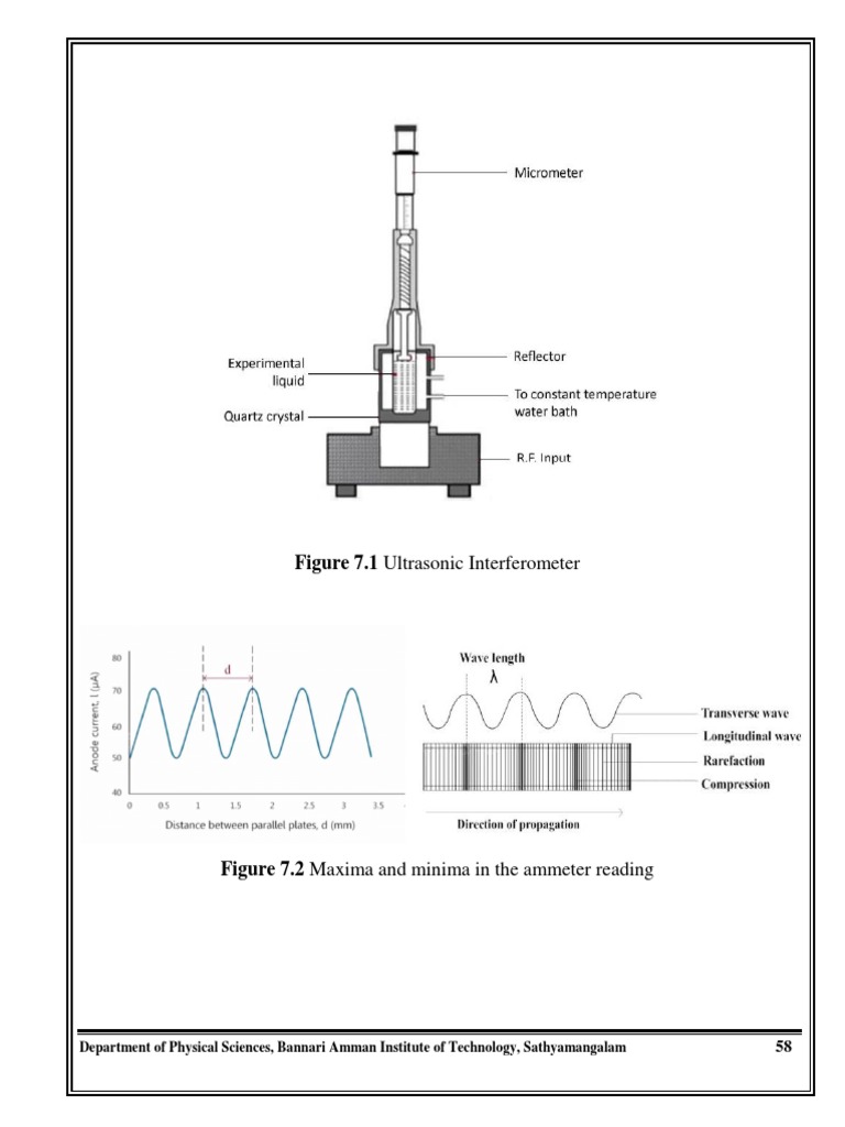 8 Ultrasonic Interferometer PDF | PDF | Ultrasound | Waves