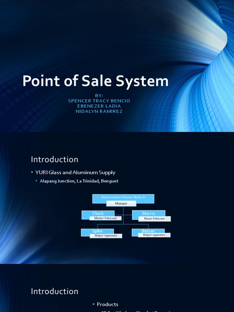 Point of Sale System Overview | PDF | Financial Transaction | Point Of Sale