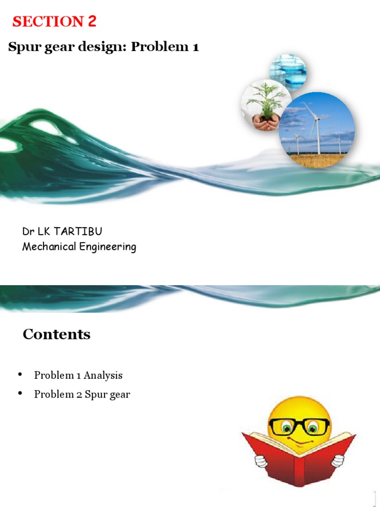 Lesson AGMA Standard - Example 1 & 2 | PDF | Gear | Strength Of Materials