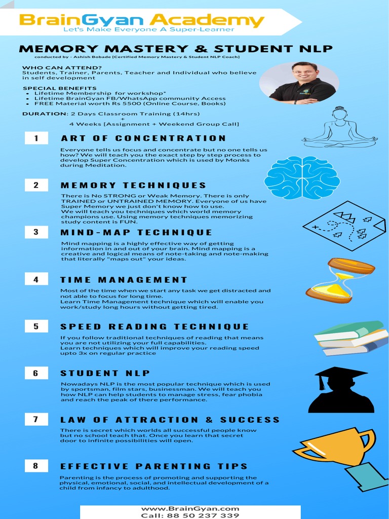 Memory Mastery & Student NLP: Art of Concentration | PDF | Neuro ...