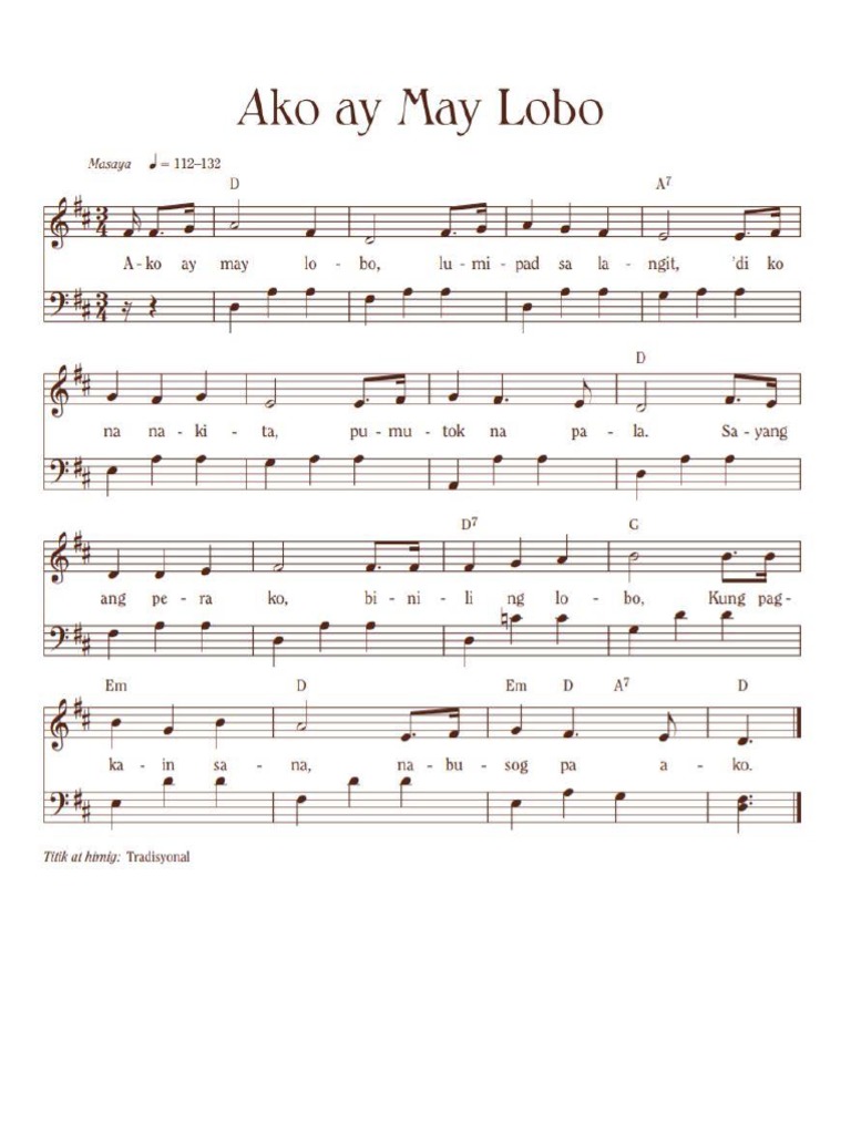 Ako Ay May Lobo | PDF