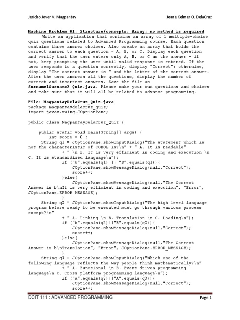 Machine Problem | PDF | Inheritance (Object Oriented Programming) | C (Programming Language)