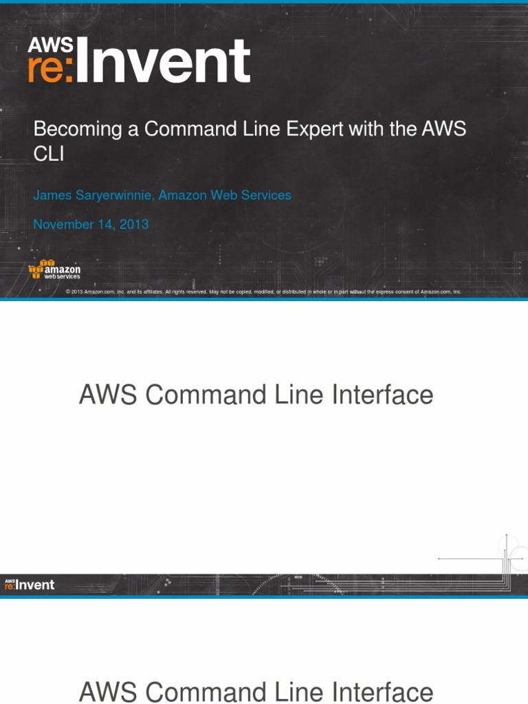 TLS304 PDF | Download Free PDF | Amazon Web Services | Command Line Interface