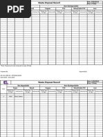Waste Disposal Log Sheet Template | PDF | Home & Garden
