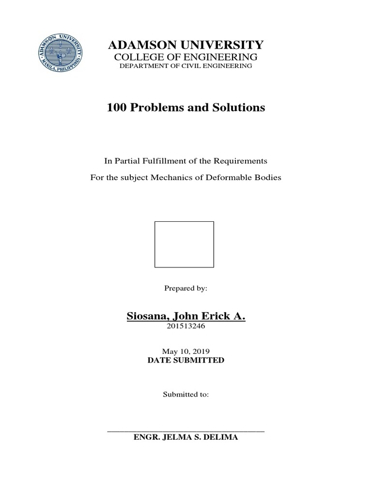 Adamson University: College of Engineering | PDF