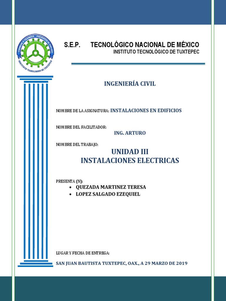 Unidad 3 Instalacion De Los Edificios Pdf Corriente Eléctrica