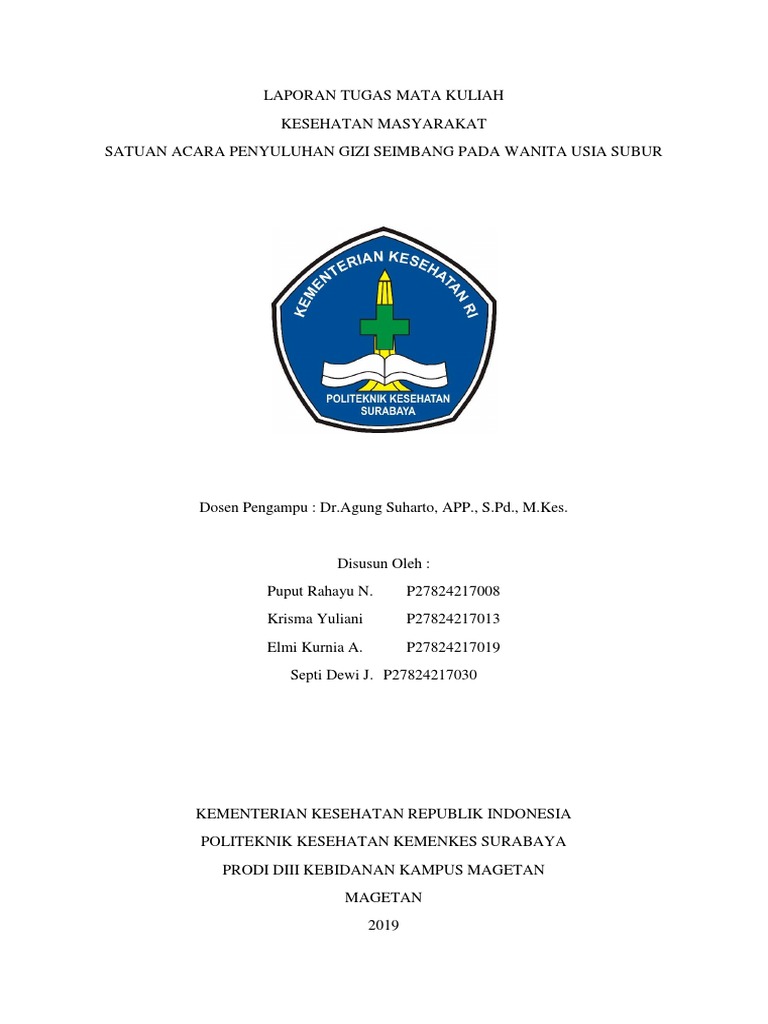 COVER SAP Wanita Usia Subur | PDF