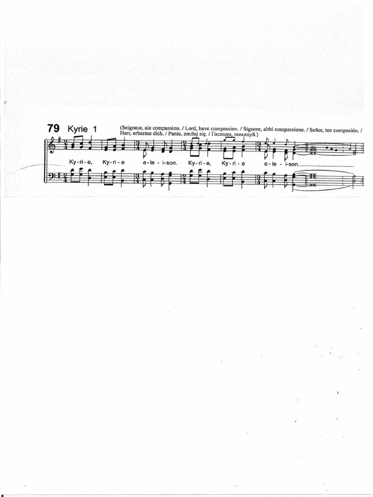 Kyrie 1 - Taizé | PDF