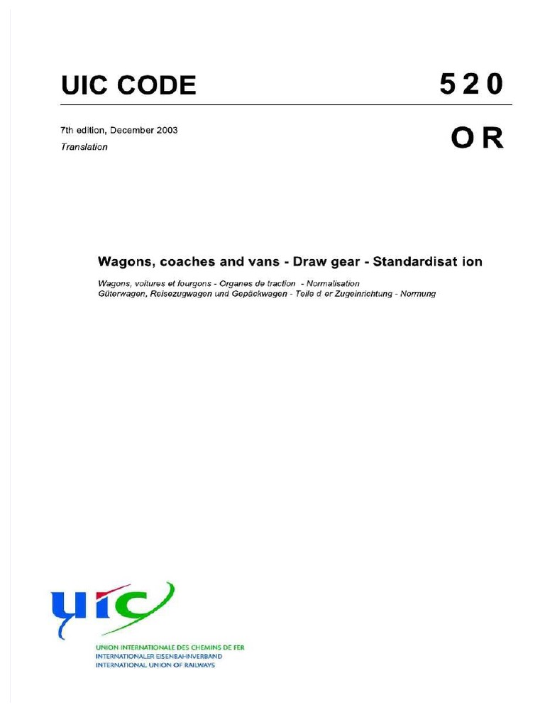 Uic 520 2003 PDF | PDF