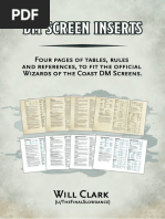 DM Screen 2024 Edition | PDF | Grappling