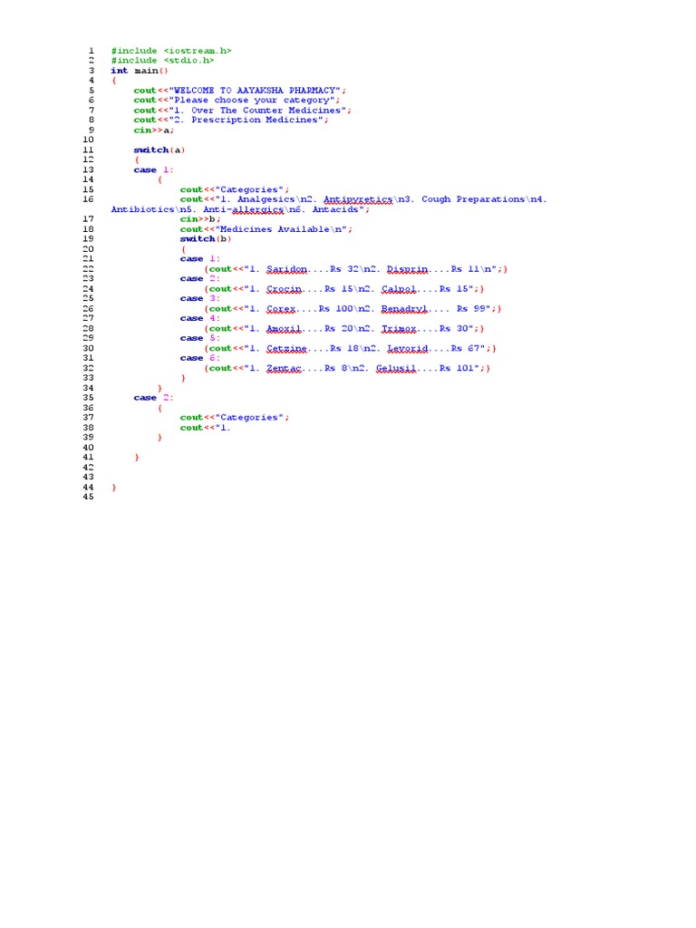 #Include #Include Cout Cout Cout Cout Cin | PDF