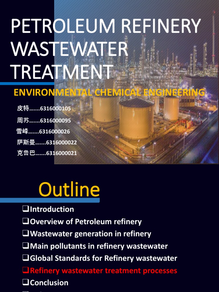 Petroleum Refinery Wastewater Treatment | PDF | Oil Refinery | Sewage ...
