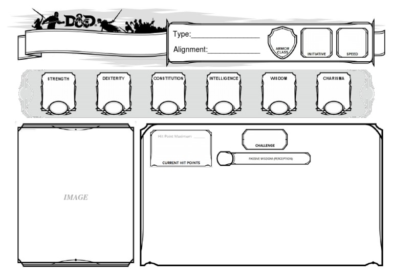 Character Stats and Challenge Overview | PDF