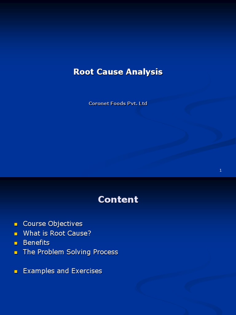 Root Cause Analysis | PDF | Causality | Data Analysis