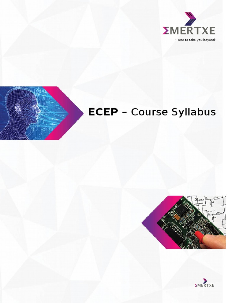 ECEP Course Syllabus Overview | PDF | Microcontroller | C++