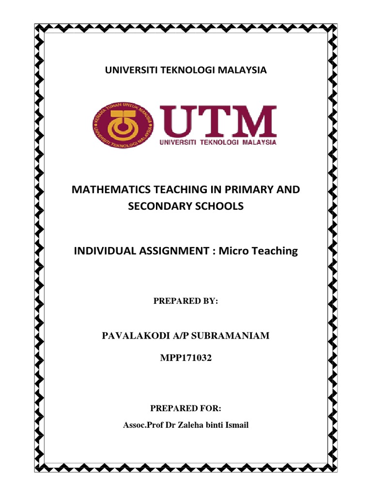 Assignment Individu - Mikro Teaching | PDF