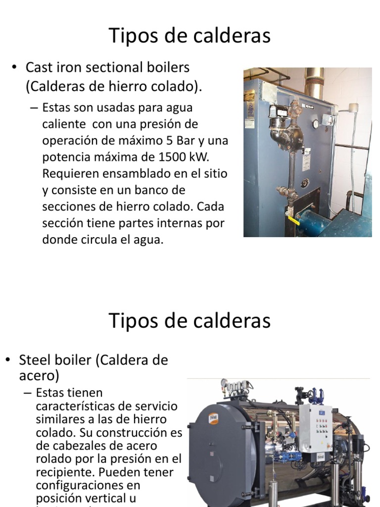 Tipos de Caldera | Caldera | Vapor