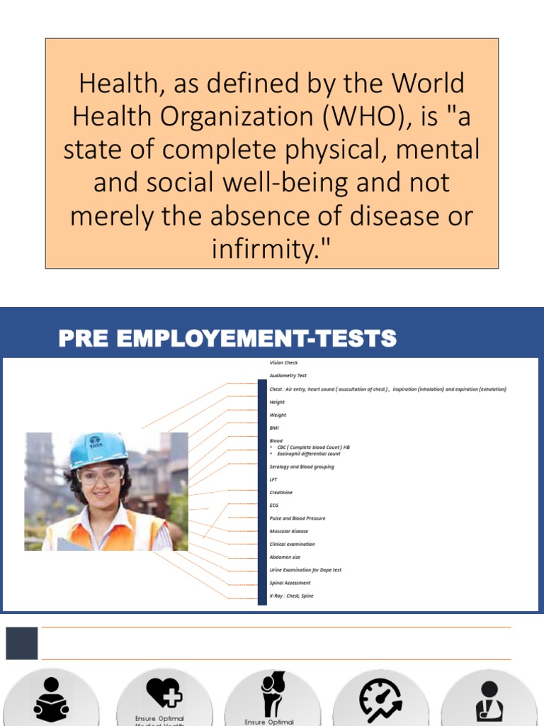 Preemployment Test | Download Free PDF | Physical Examination | Test ...