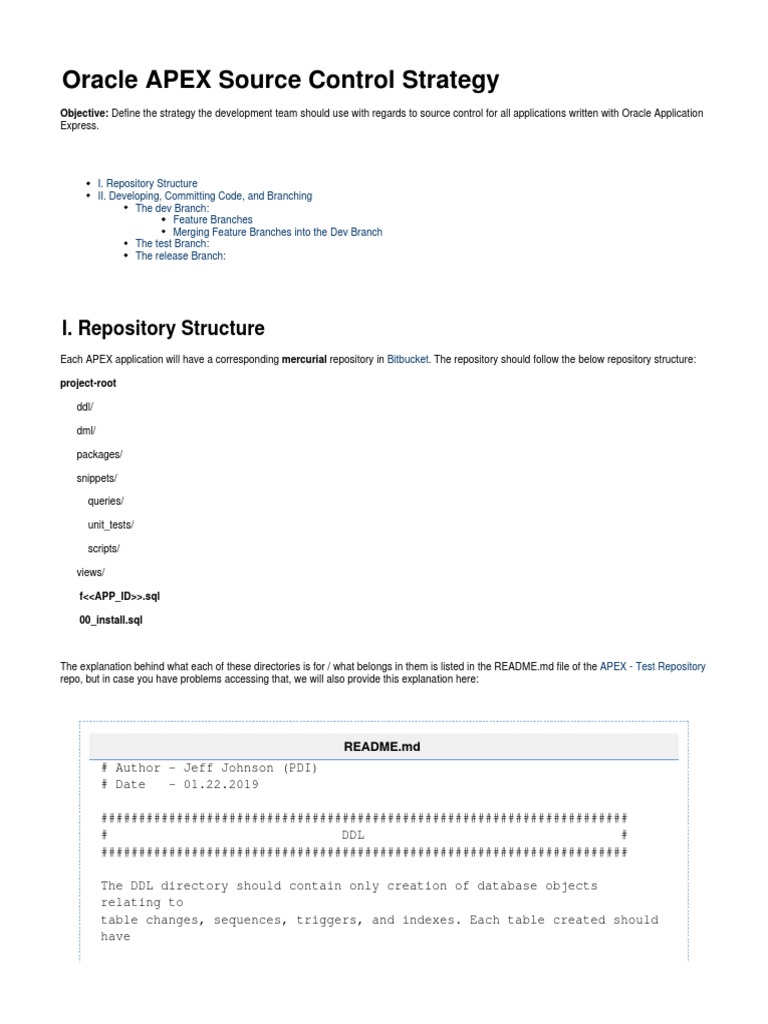 AP OracleAPEXSourceControlStrategy | Download Free PDF | Database Index | Oracle Database