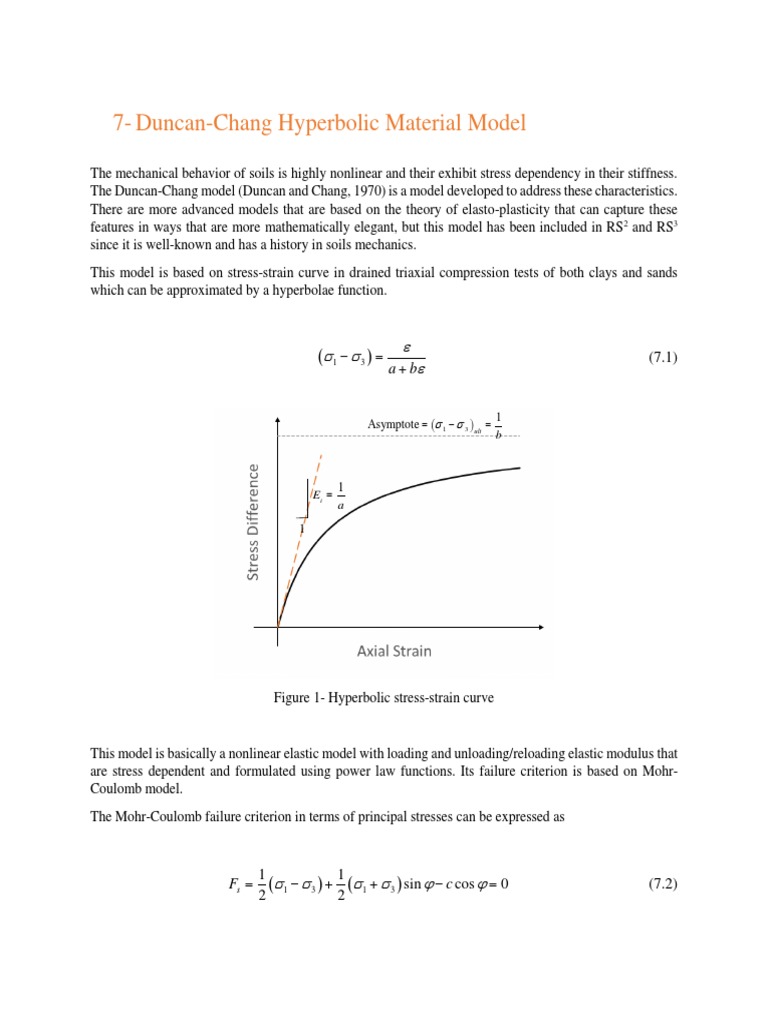 7 Duncan Chang Model | PDF | Young's Modulus | Building Engineering